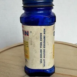 desitin | Other | Vintage Desitin Lotion In Blue Glass Bottle | Poshmark